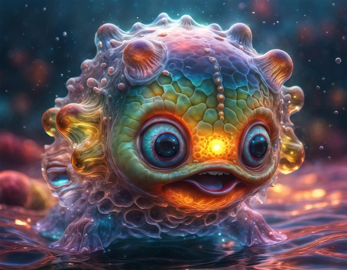 Amoeba Creature - AI Generated Artwork - NightCafe Creator