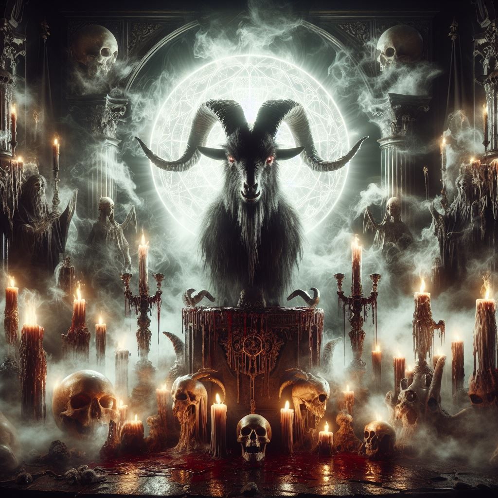 Temple of Baphomet - AI Generated Artwork - NightCafe Creator