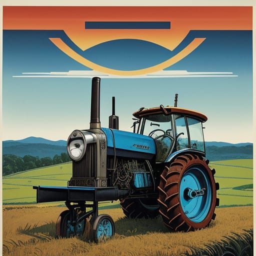 Tractor obeys signs in disguise - Rustic Farmer Dreams of Fu...