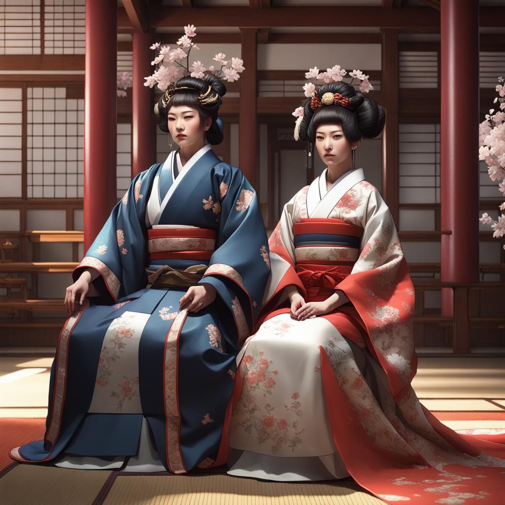 Japanese Royalty - AI Generated Artwork - NightCafe Creator