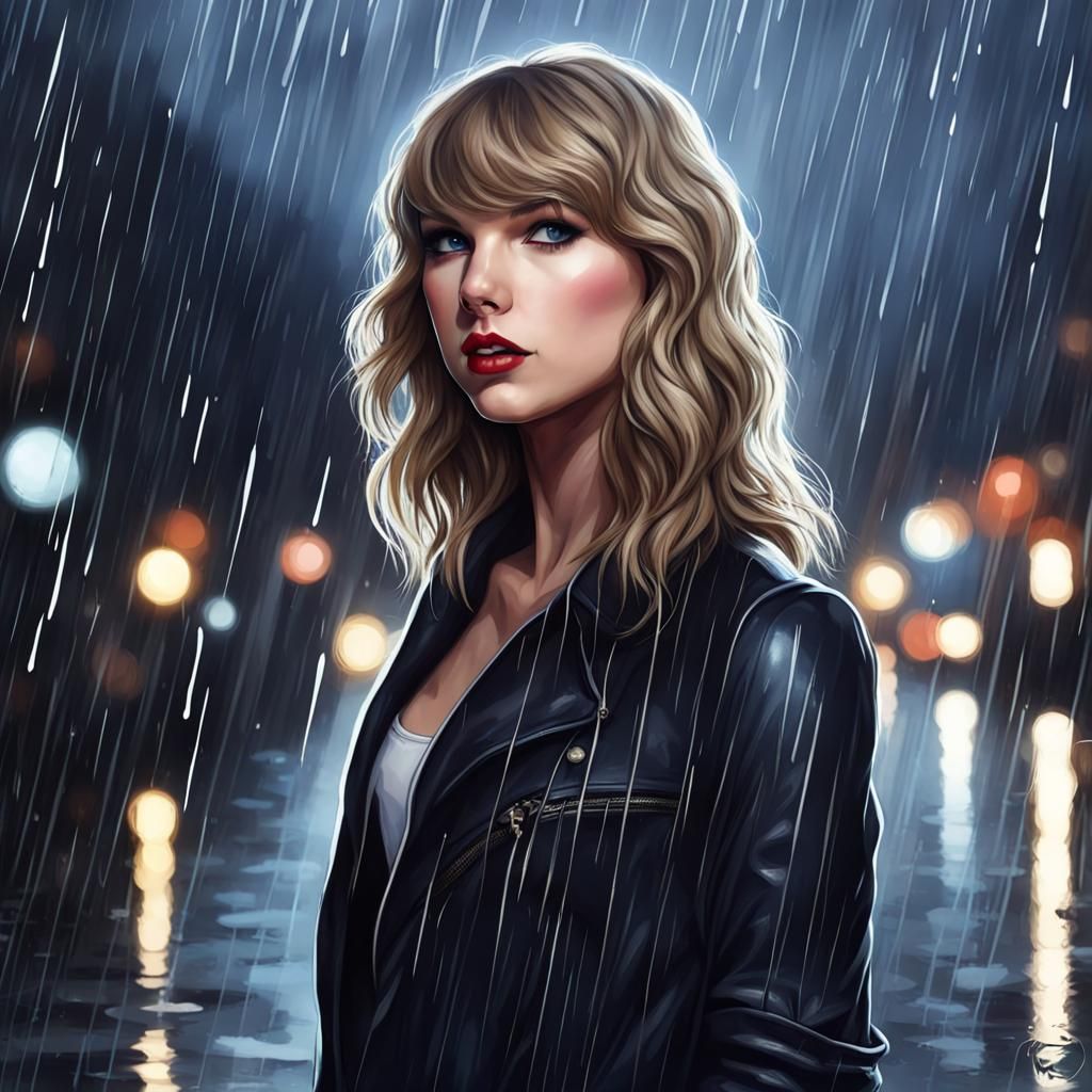 Midnight Rain - AI Generated Artwork - NightCafe Creator