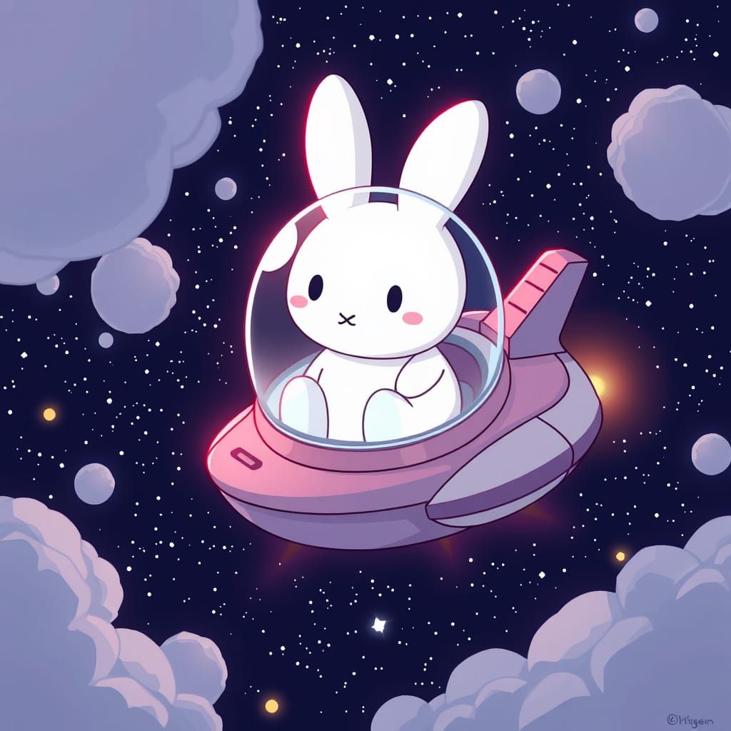 Miffy Bunny Spaceship - Miffy Bunny Spaceship