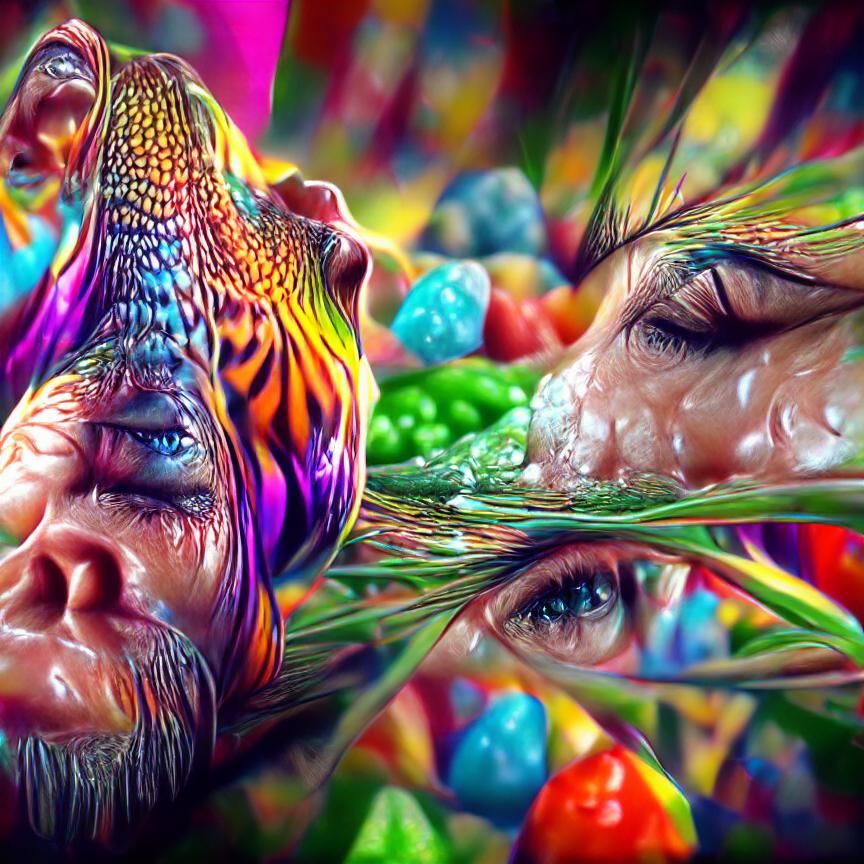 Colorful beast - AI Generated Artwork - NightCafe Creator