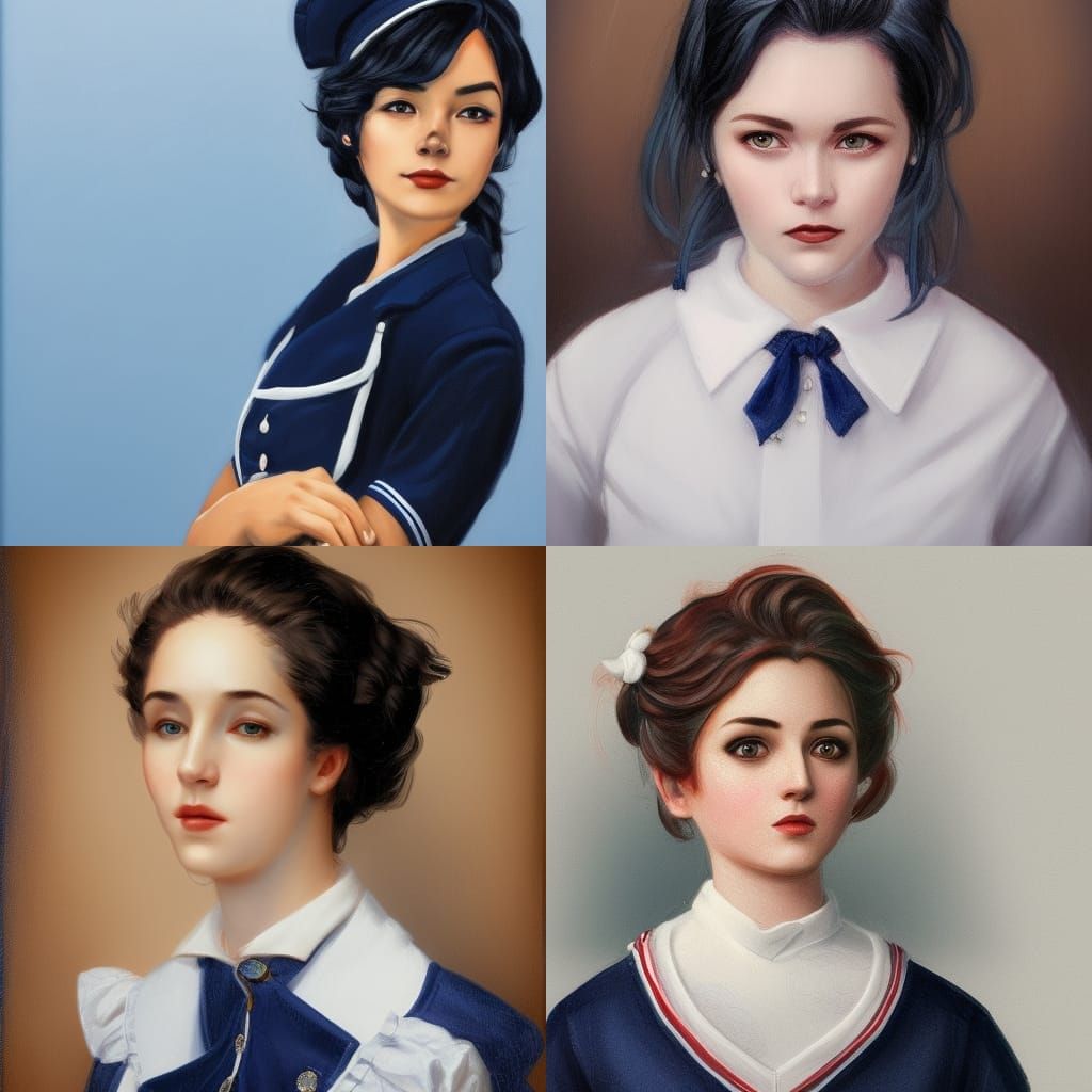 Sailor Dolly - AI Generated Artwork - NightCafe Creator
