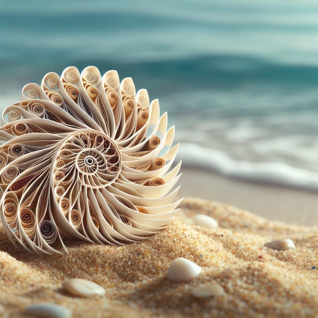 Paper craft nautilus - Paper craft nautilus