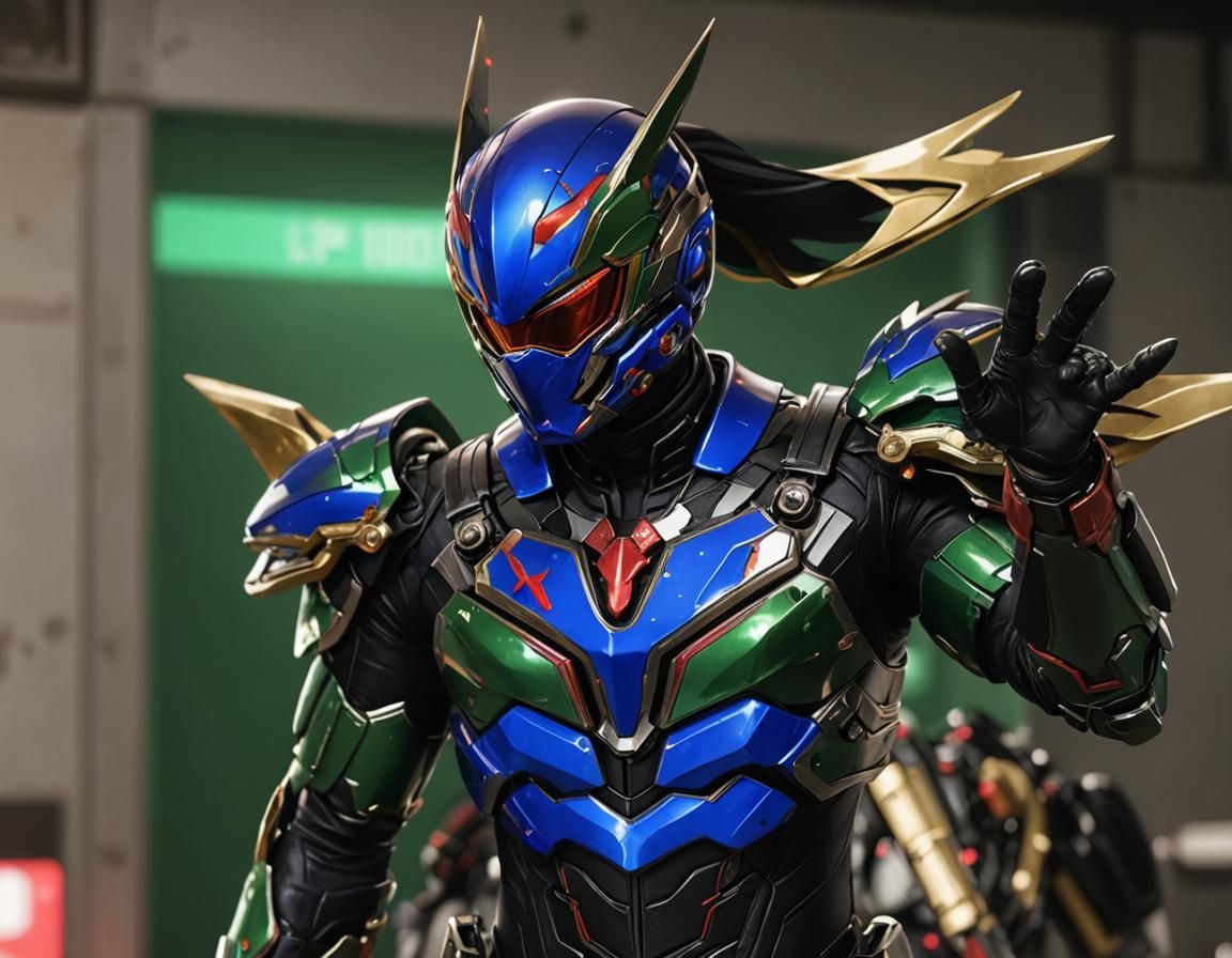 Kamen rider rod - AI Generated Artwork - NightCafe Creator