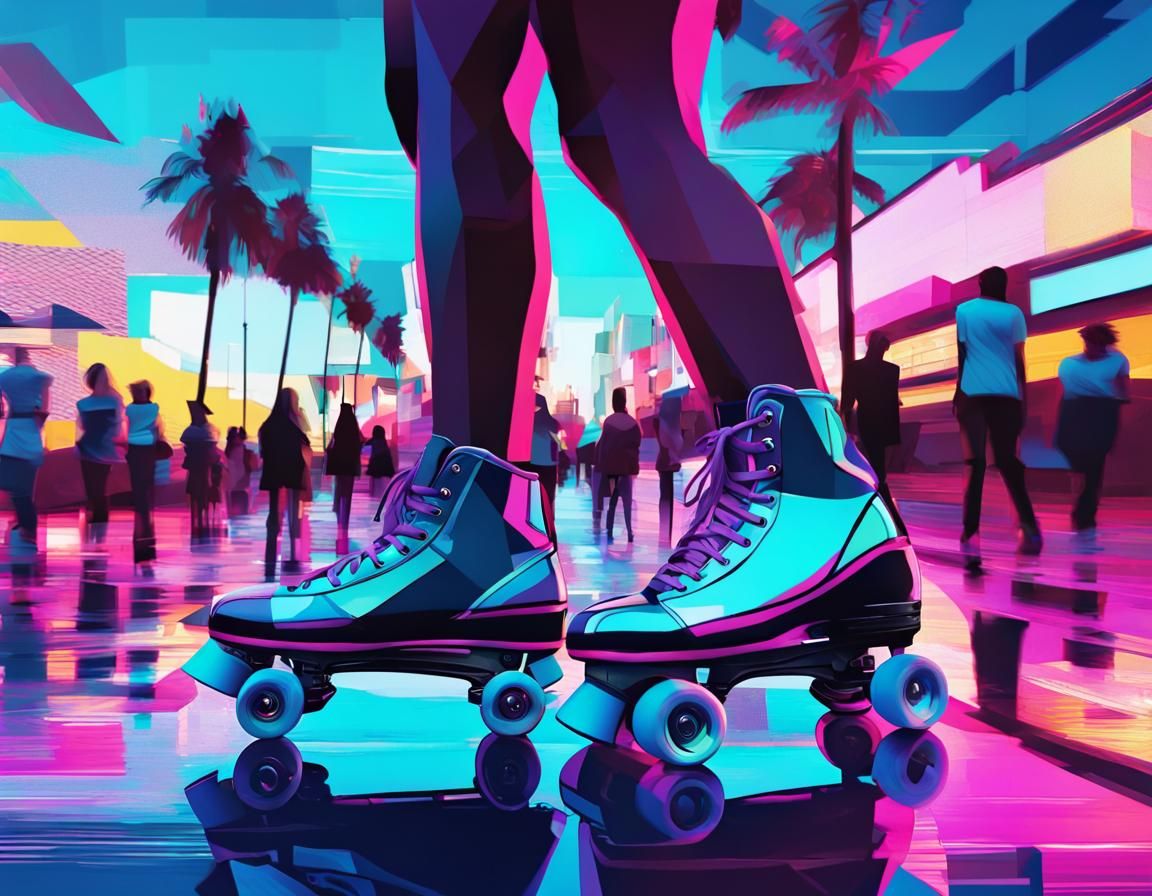 Skating - AI Generated Artwork - NightCafe Creator