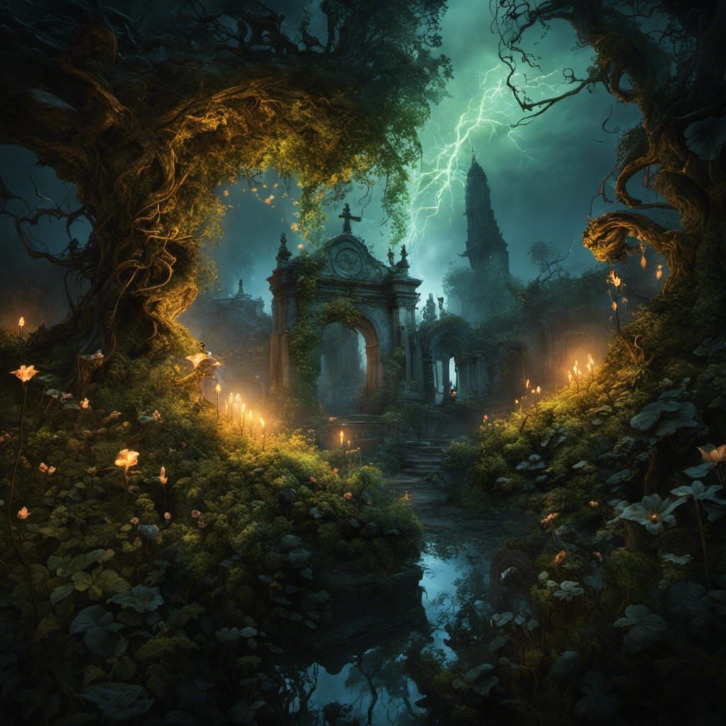 Hallowed earth - AI Generated Artwork - NightCafe Creator