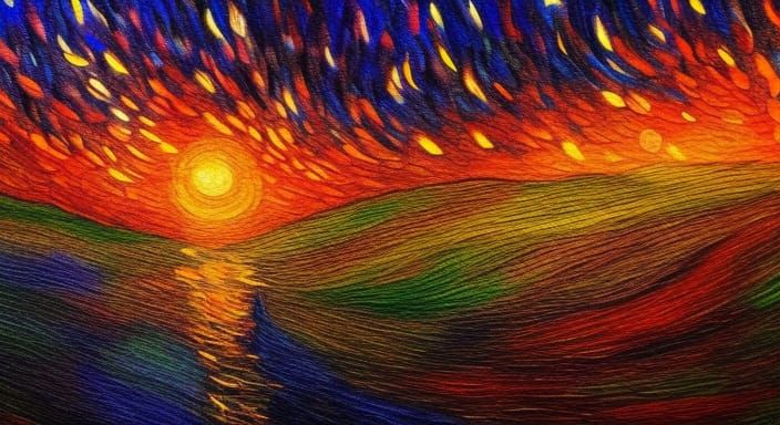 The flame and the void - AI Generated Artwork - NightCafe Creator