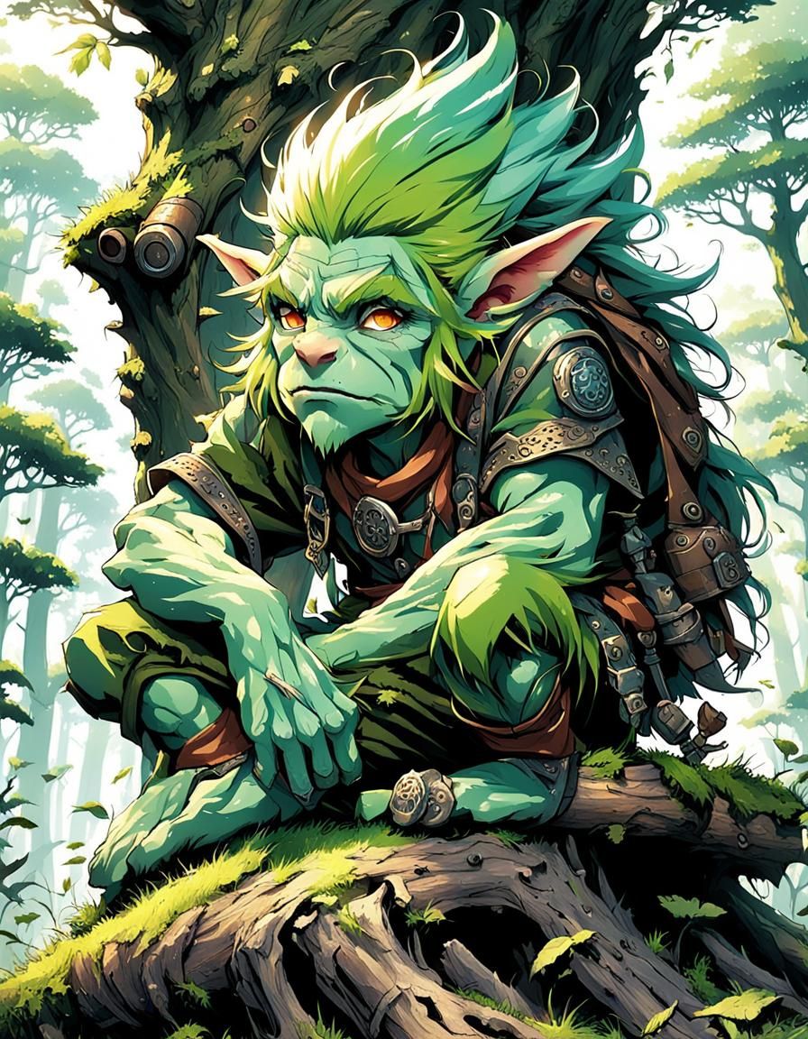 Woodland pixie-troll - AI Generated Artwork - NightCafe Creator