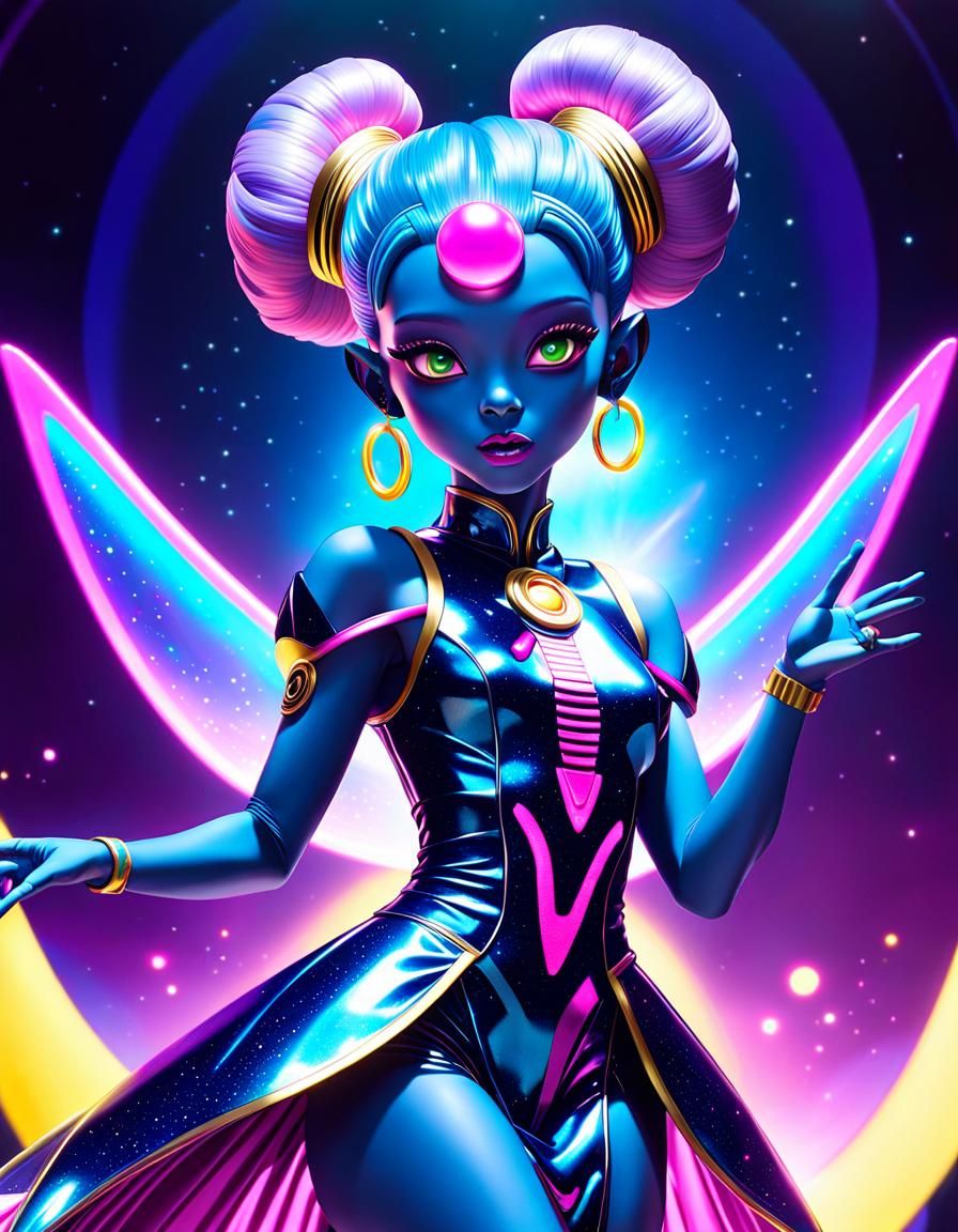 Space Fairy - AI Generated Artwork - NightCafe Creator