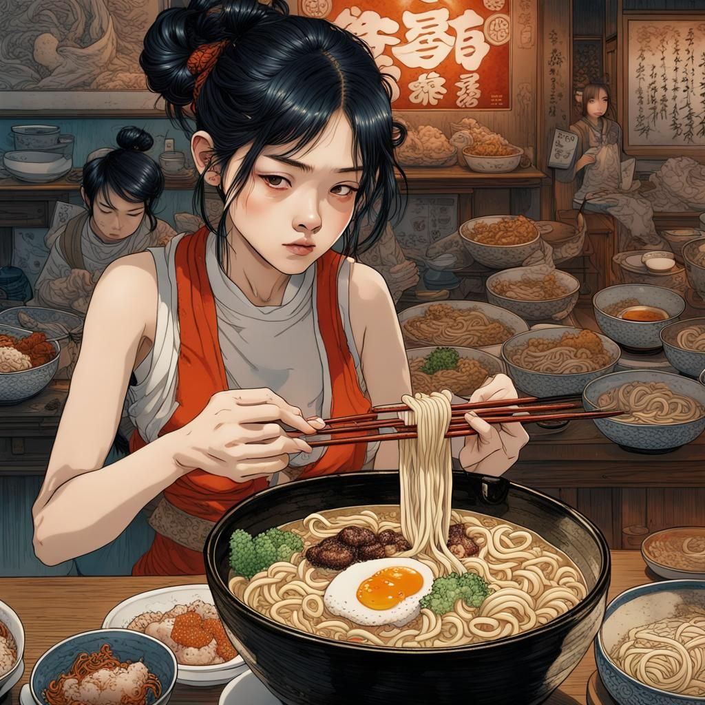 Ramen-ramen-ramen ramenramenramenramenramen so many - AI Generated ...