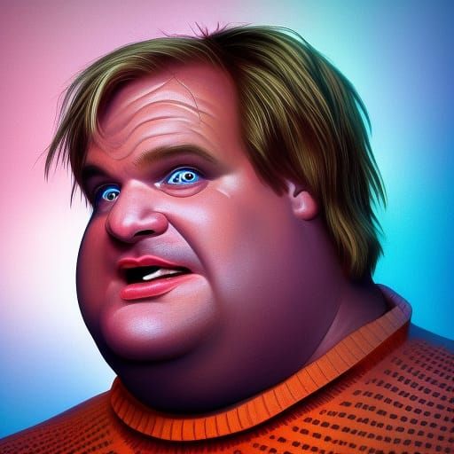Chris Farley - AI Generated Artwork - NightCafe Creator