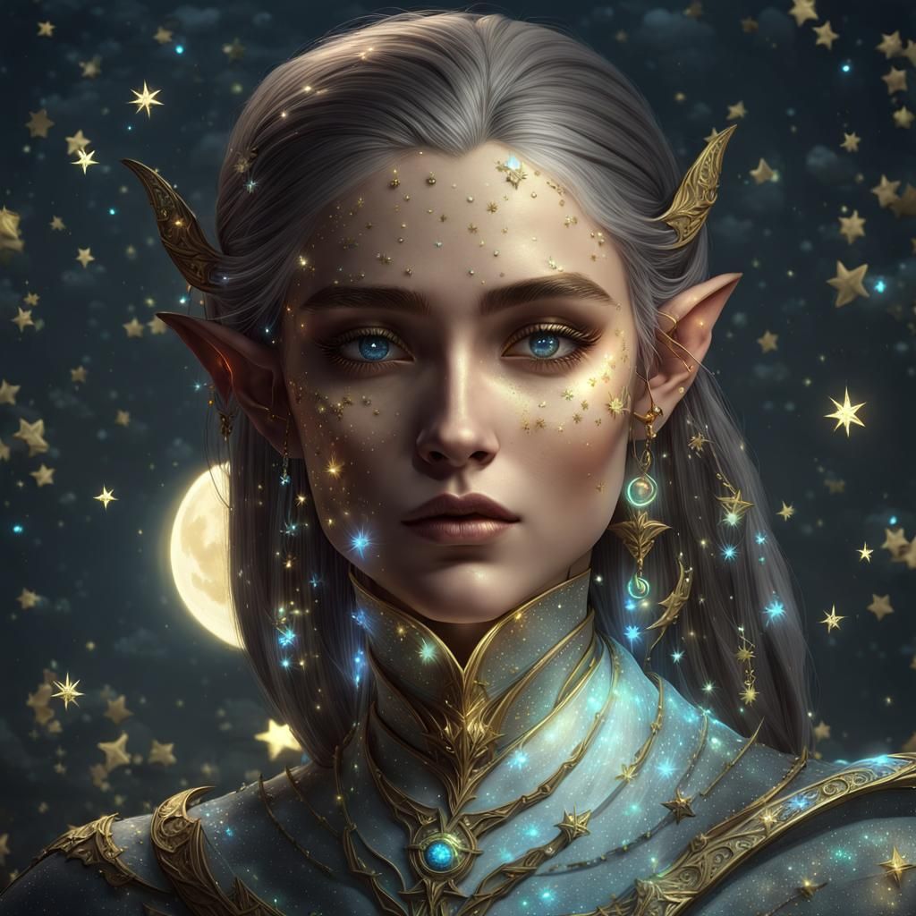 Moon Elf - AI Generated Artwork - NightCafe Creator