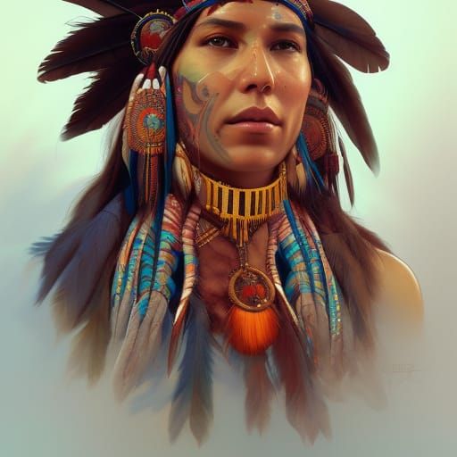 Native American - AI Generated Artwork - NightCafe Creator