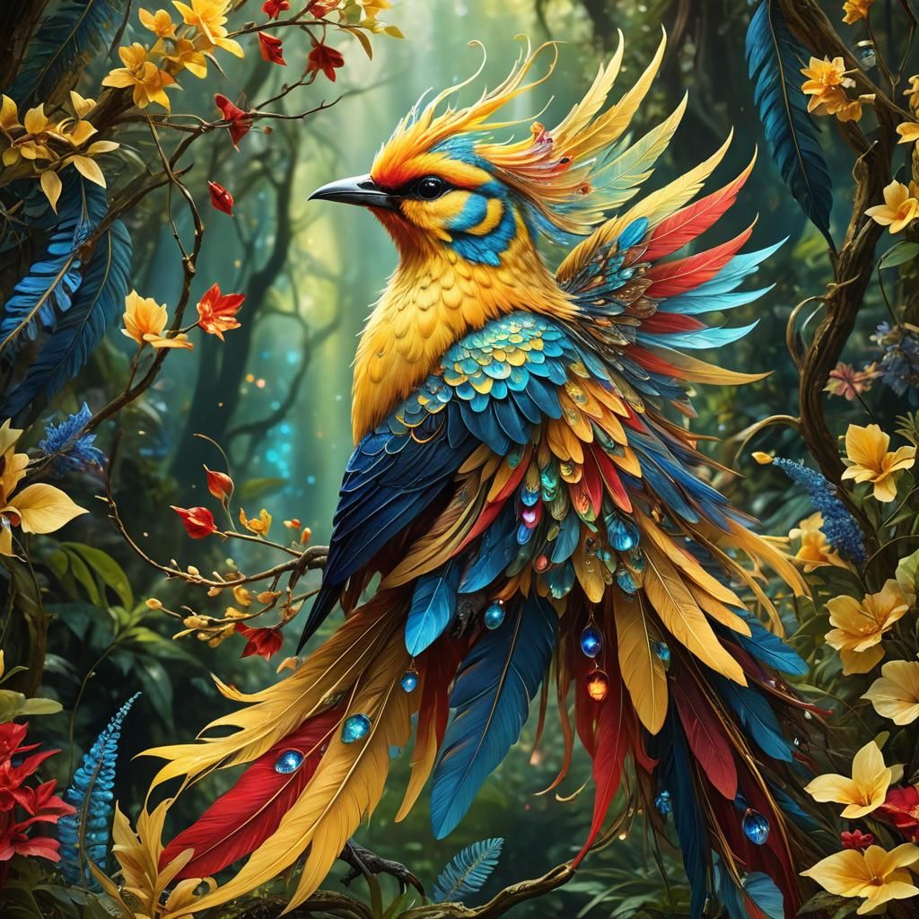 Fae Bird - AI Generated Artwork - NightCafe Creator