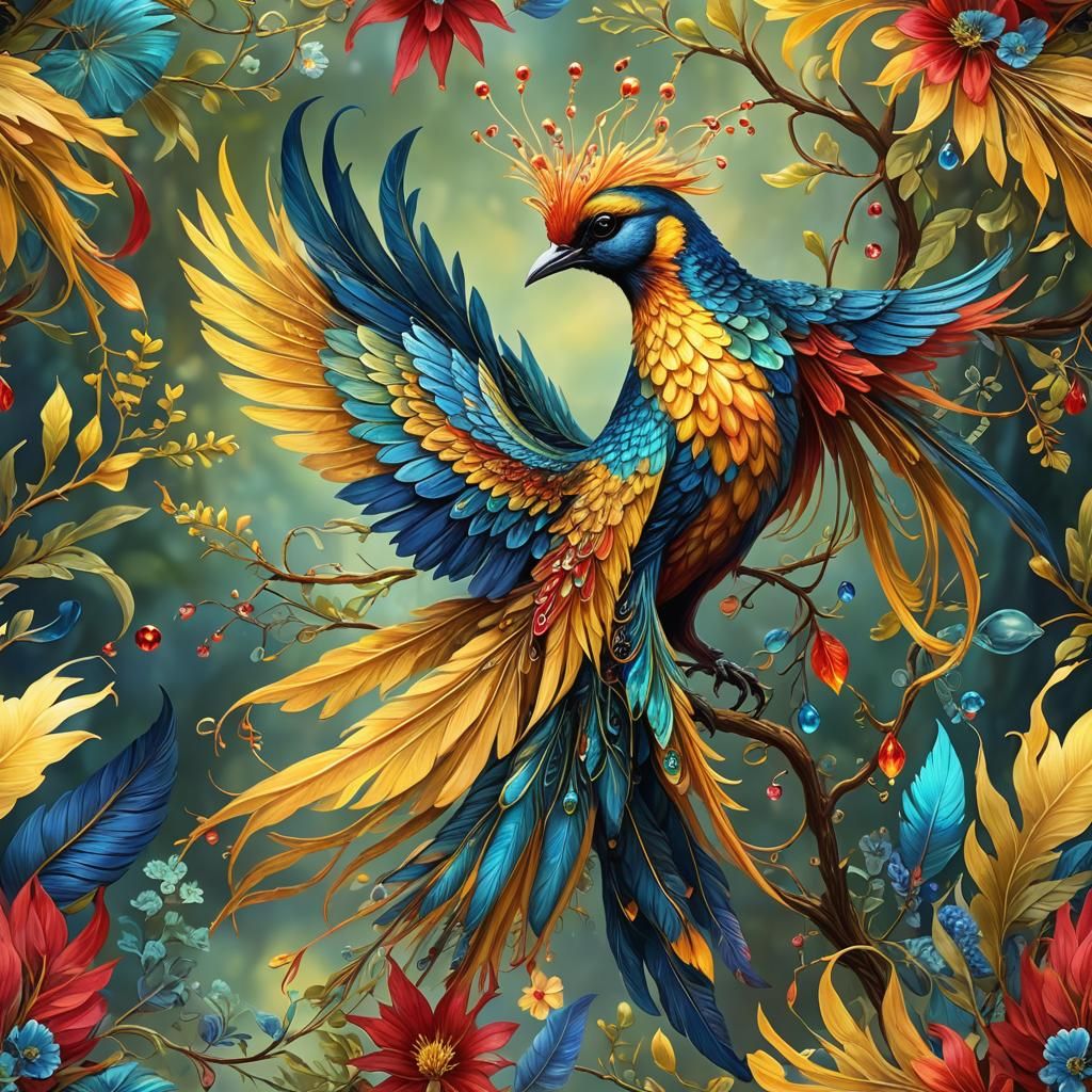 Fae Bird - AI Generated Artwork - NightCafe Creator