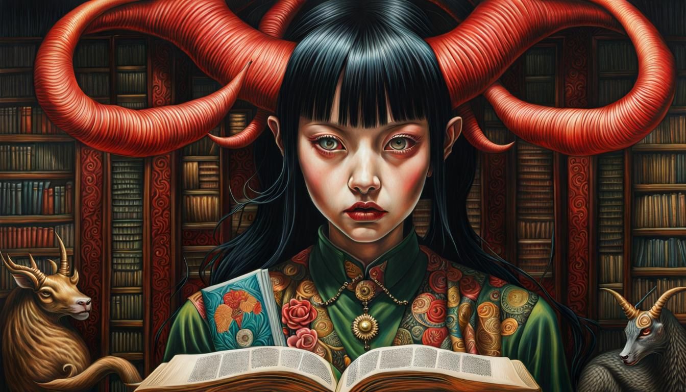 Demon Girl - AI Generated Artwork - NightCafe Creator