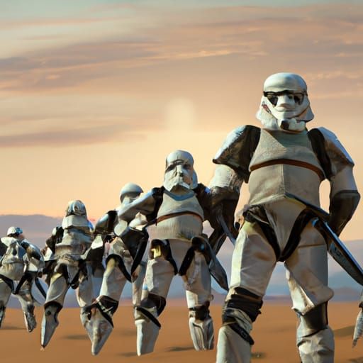 Clone Troopers - AI Generated Artwork - NightCafe Creator