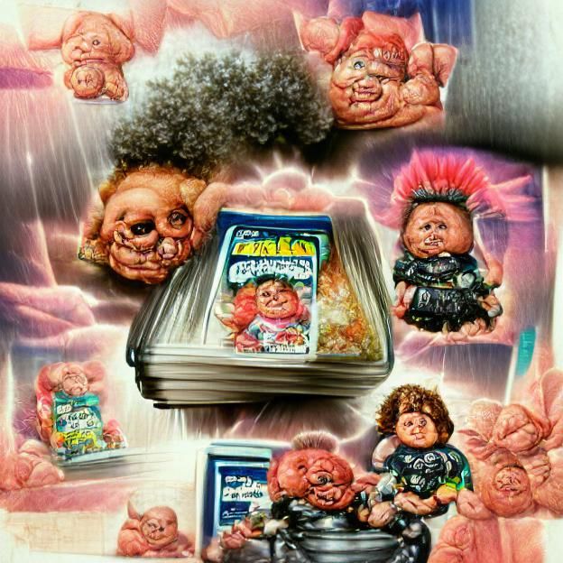 Garbage Pail Kids - AI Generated Artwork - NightCafe Creator