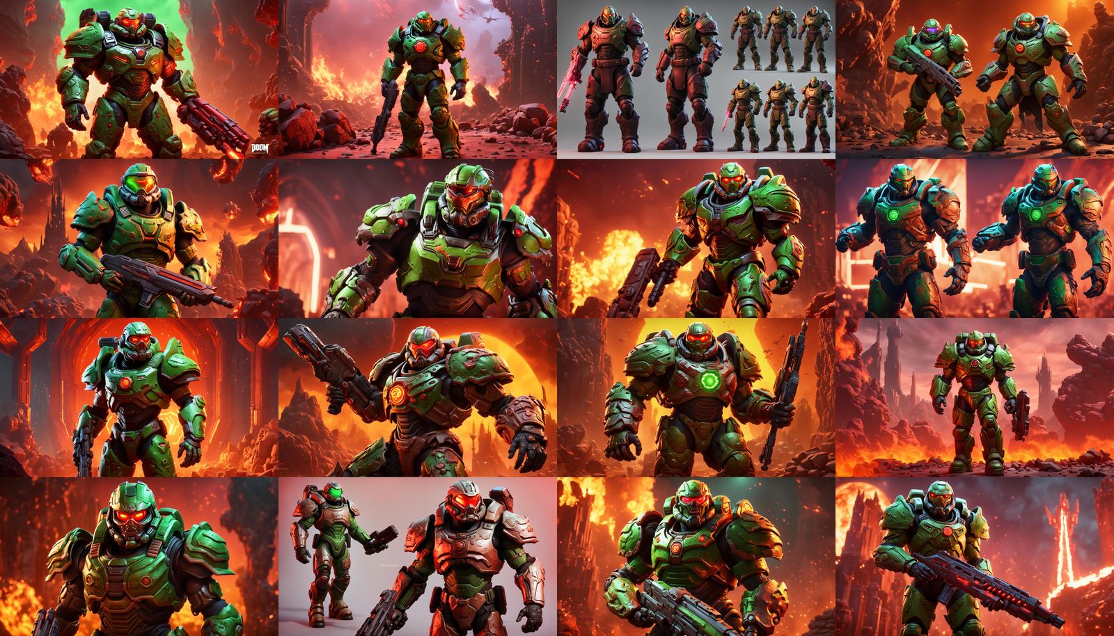 Doomslayer from Doom Eternal - AI Generated Artwork - NightCafe Creator