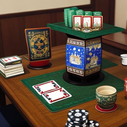 traditional Korean card game - AI Generated Artwork - NightCafe Creator