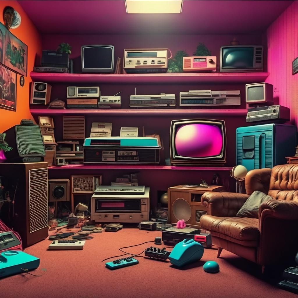 Retro memories. - AI Generated Artwork - NightCafe Creator