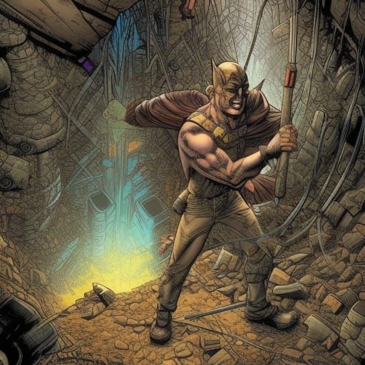 Archaeological Dig Site in Batman's cave. - AI Generated Artwork ...