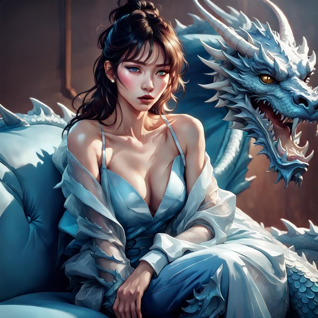 Queen of Dragons - AI Generated Artwork - NightCafe Creator