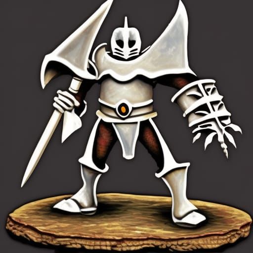 Bone Knight - AI Generated Artwork - NightCafe Creator