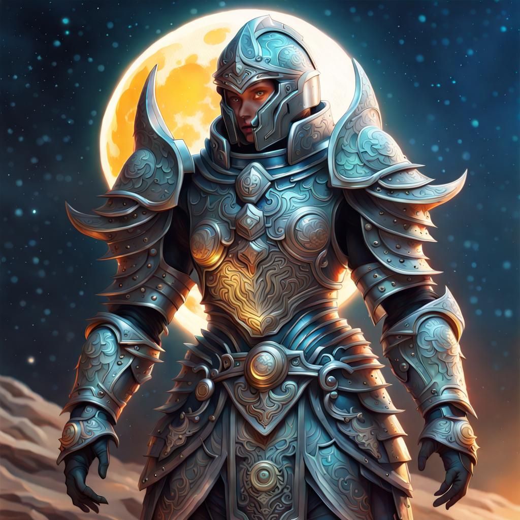 Astric - Paladin of the Moon Deity - AI Generated Artwork - NightCafe ...