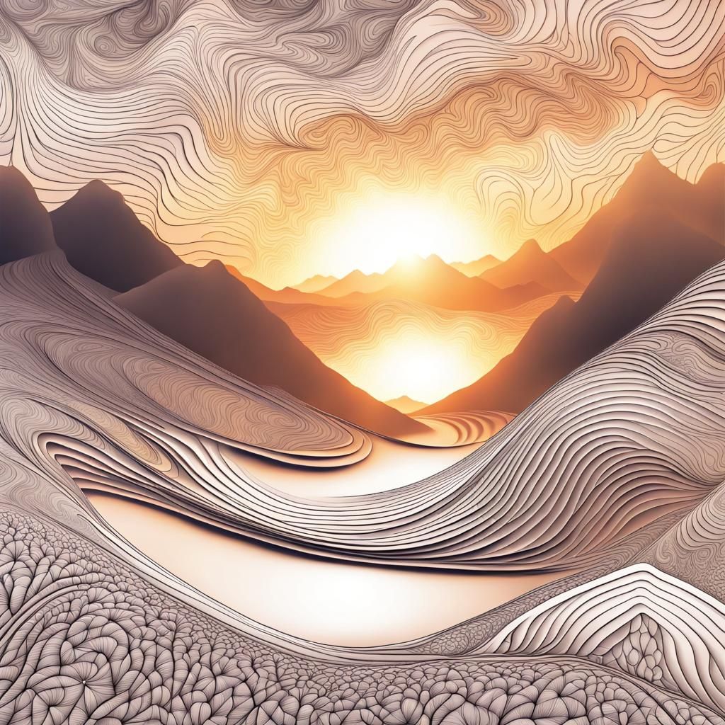 Golden Sunrise - AI Generated Artwork - NightCafe Creator