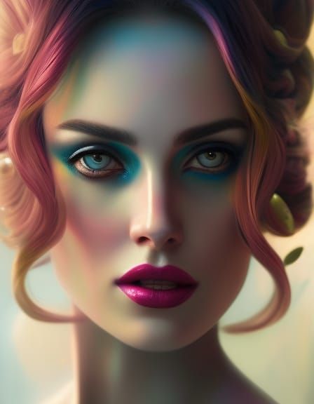 Futuristic Delicate Clown - PORTRAIT 75 - AI Generated Artwork ...