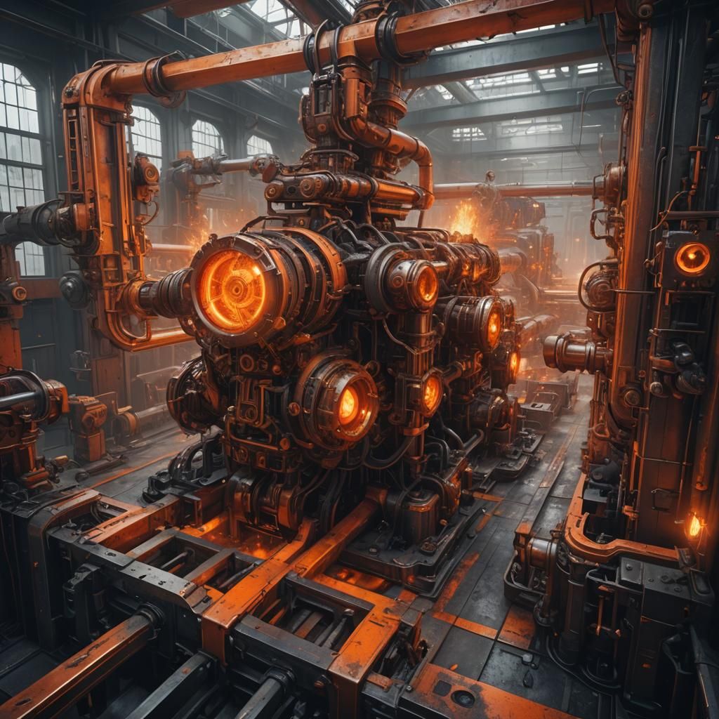 Sentient Engine - AI Generated Artwork - NightCafe Creator