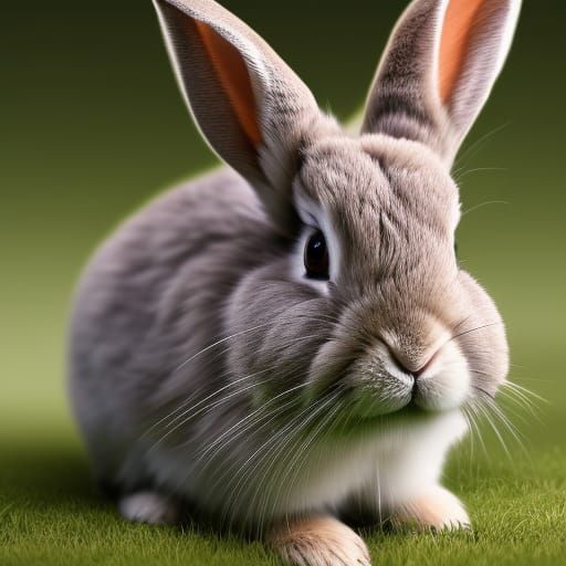 Cute Rabbit, hyper realistic, 8k resolution, 4k - AI Generated Artwork ...