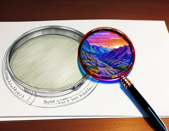 World in a Magnifying Glass I - AI Generated Artwork - NightCafe Creator