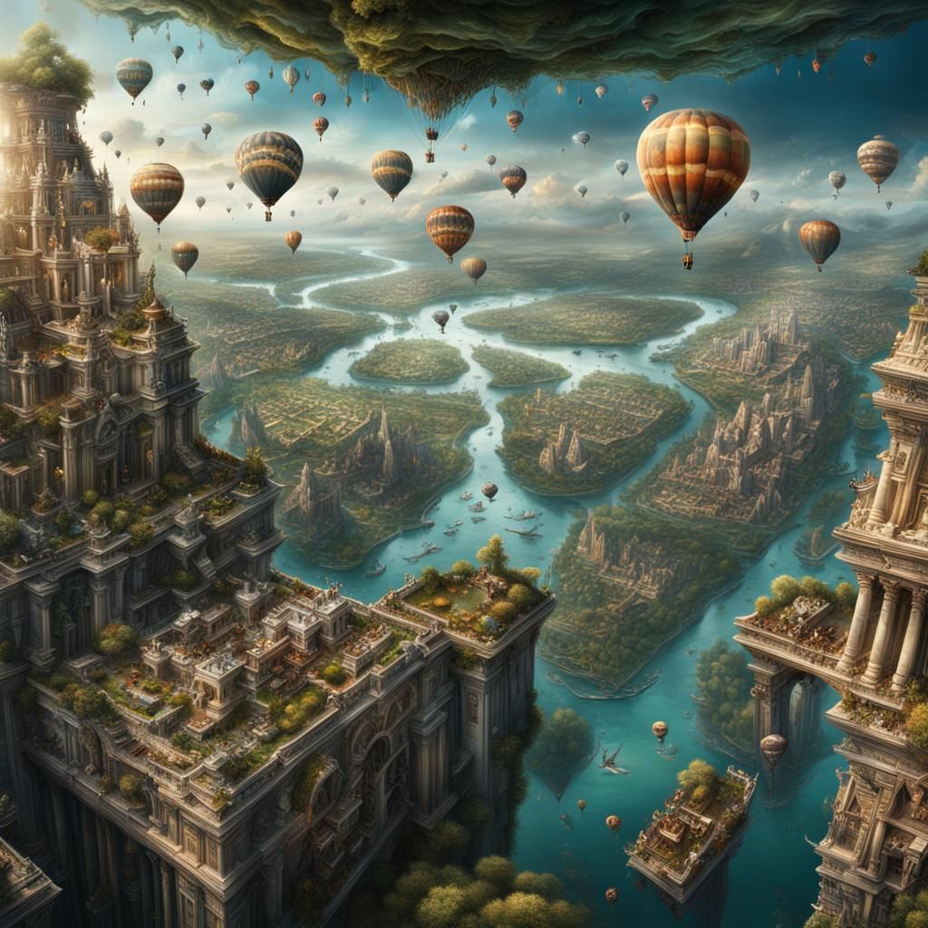 Utopia World - AI Generated Artwork - NightCafe Creator