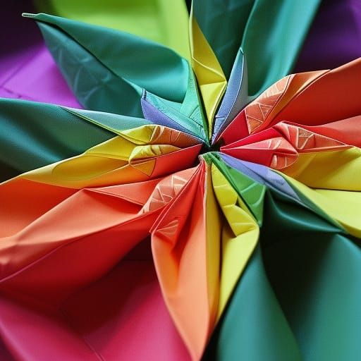 Beautiful Origami Goddess Insanely HyperRealistic Insanely ...