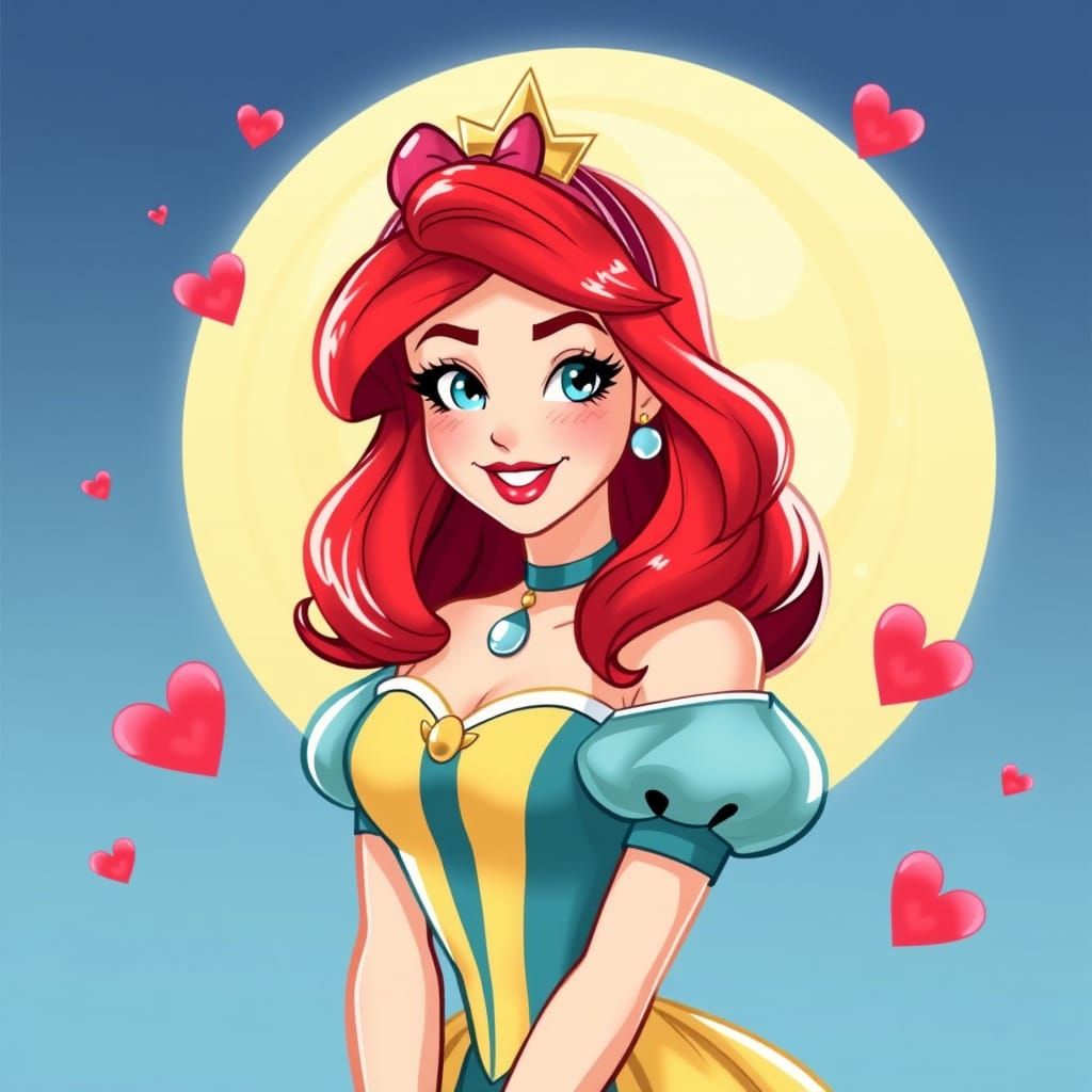 Wendy Disney Princess Pin Up - Disney Princess Pin-Up in Ret...