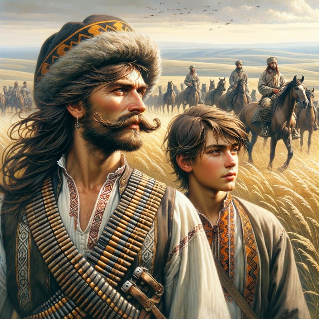 Kozak braci - Traditional Ukrainian Cossack Brothers in the ...