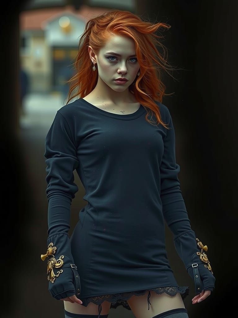 Serena Sinclair - Mysterious Woman Lost in Melancholy