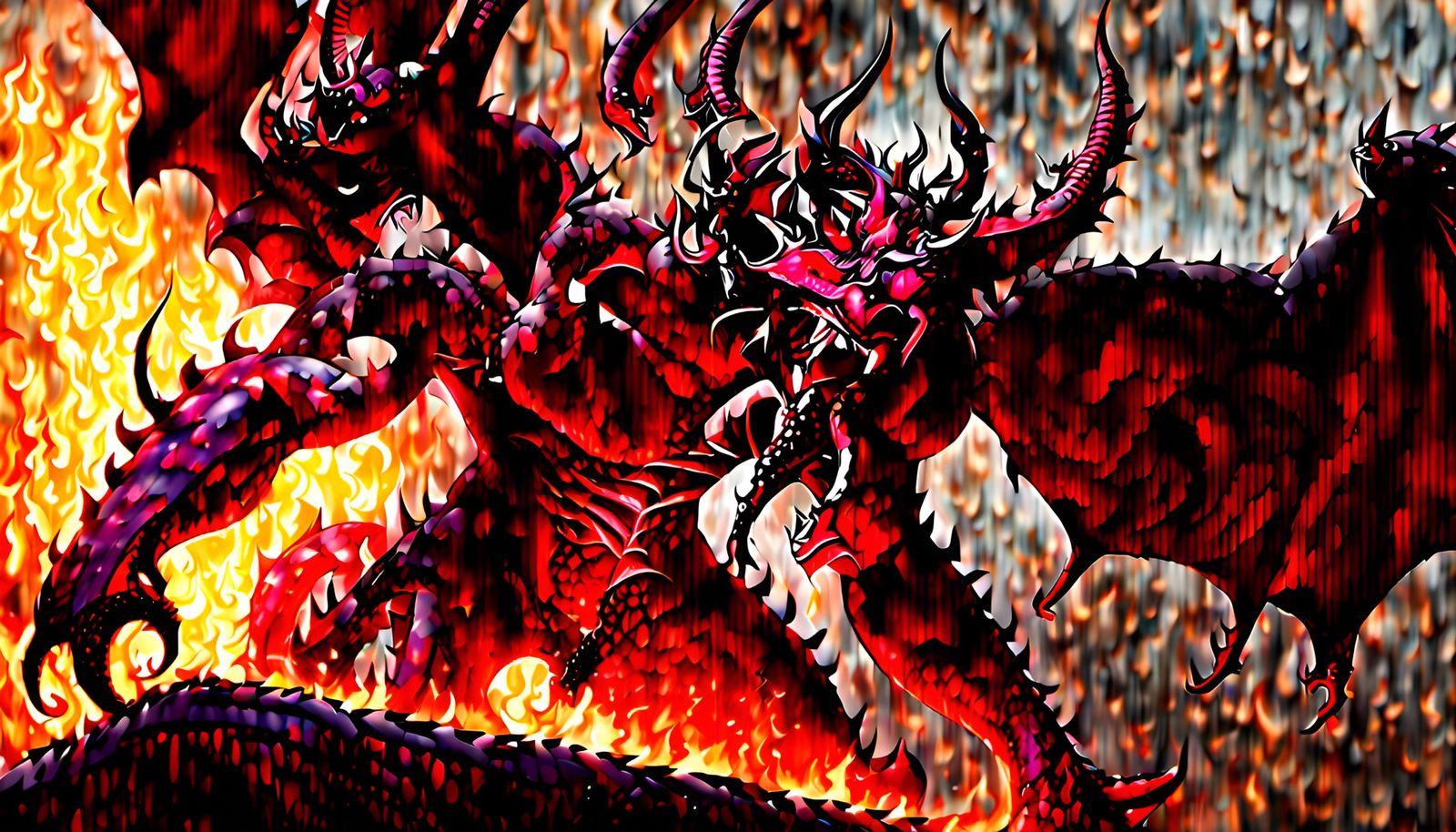 Dragons and Demons - AI Generated Artwork - NightCafe Creator