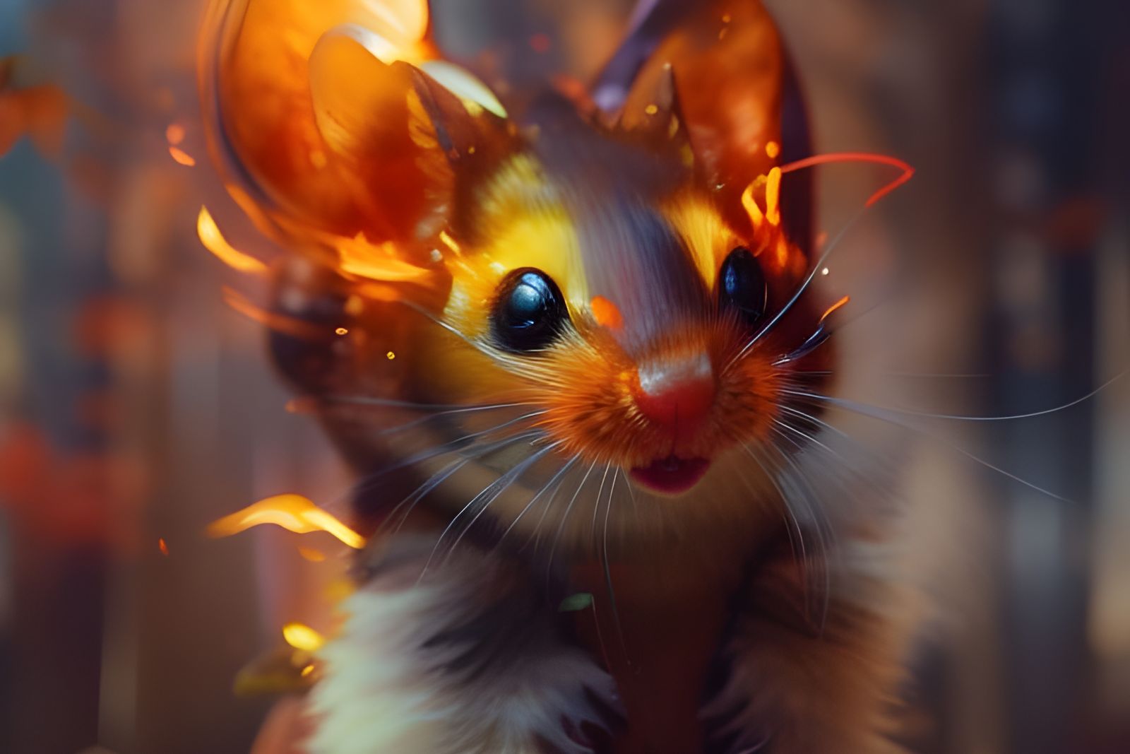 A Magma Mouse - AI Generated Artwork - NightCafe Creator