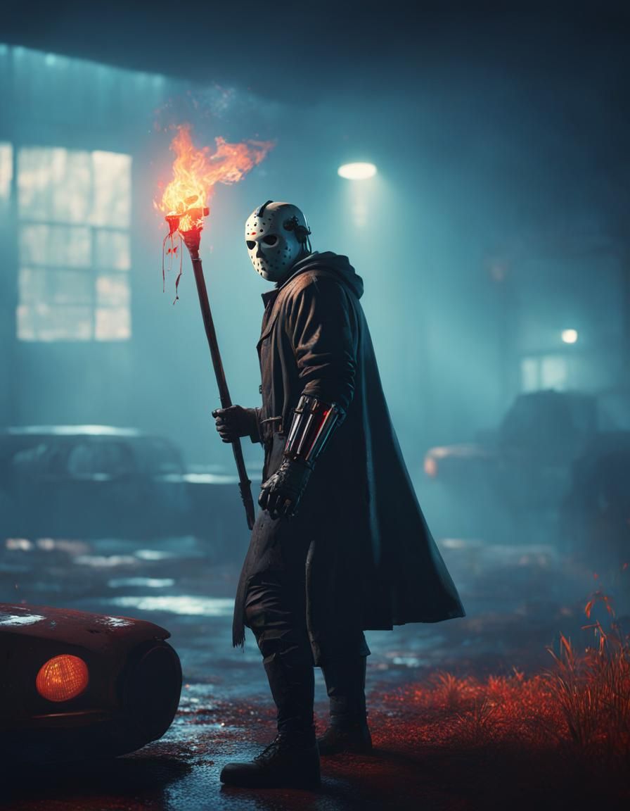 Jason: friday the 13th - AI Generated Artwork - NightCafe Creator
