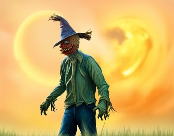 Scarecrow monster - AI Generated Artwork - NightCafe Creator