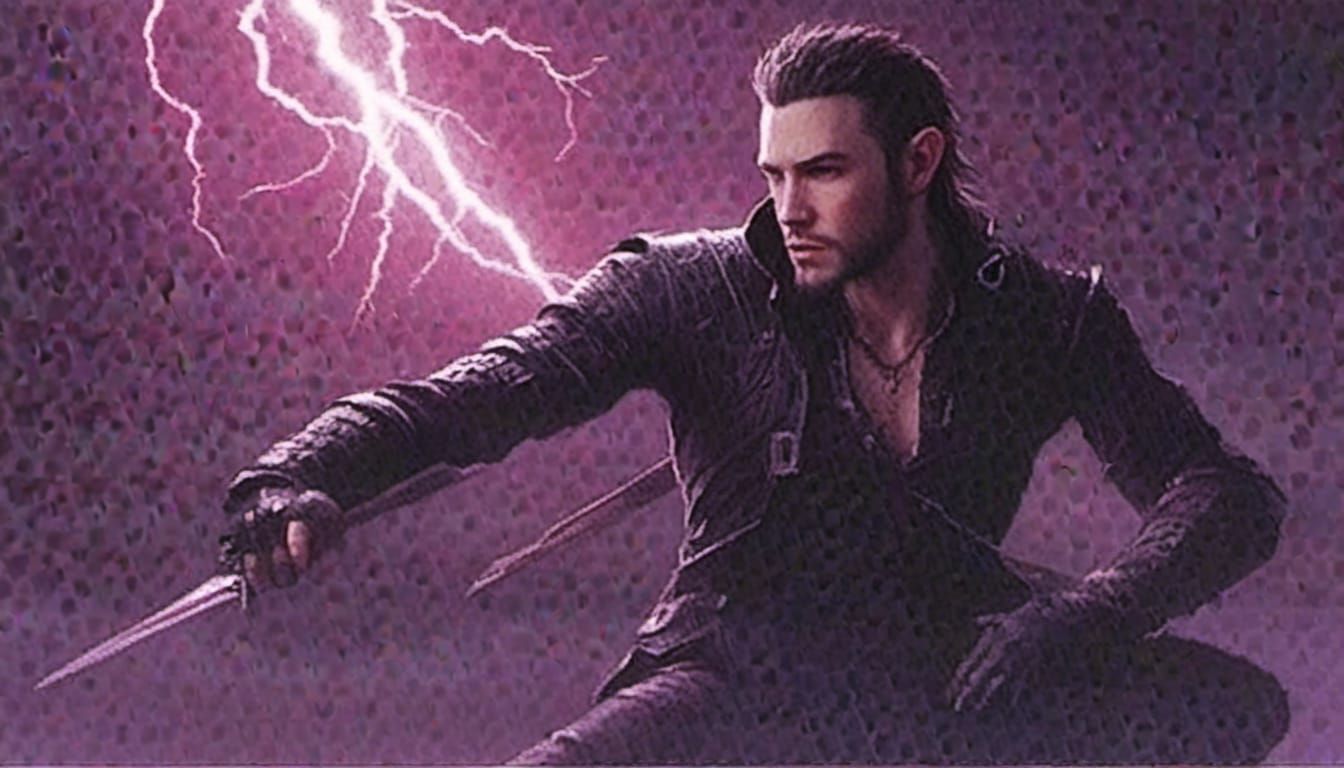 Lightning Blade - AI Generated Artwork - NightCafe Creator