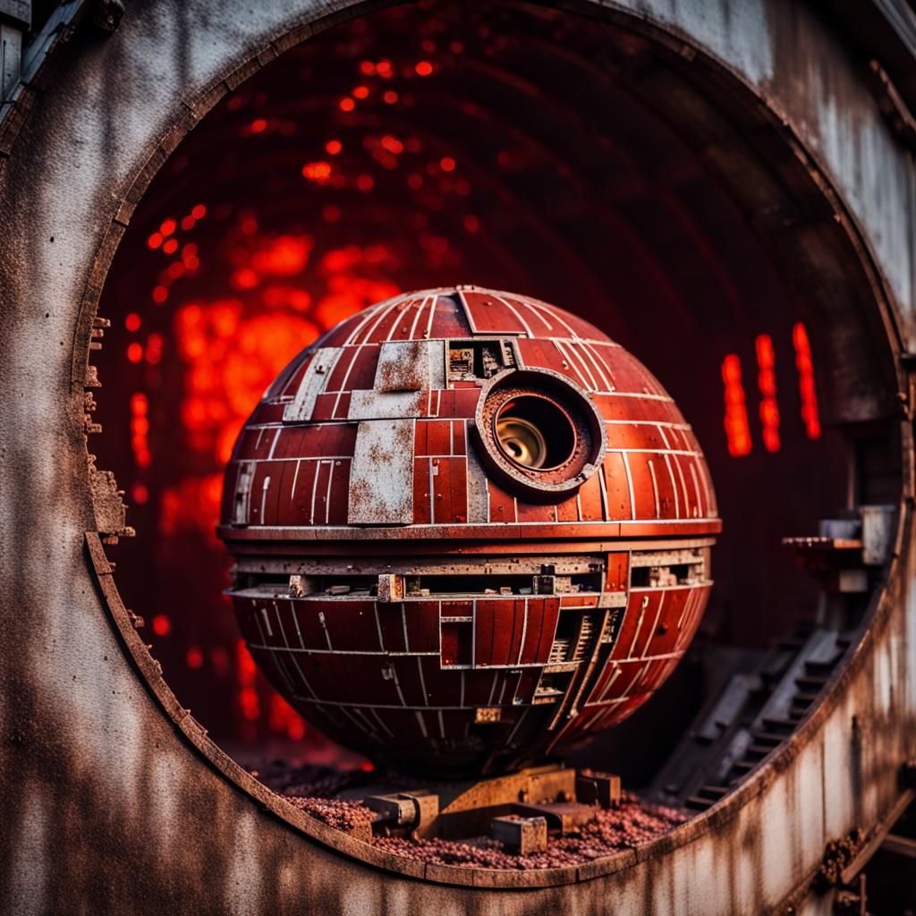 Death Star. Humble beginnings. - AI Generated Artwork - NightCafe Creator