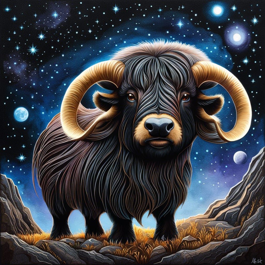 Musk-Ox - AI Generated Artwork - NightCafe Creator
