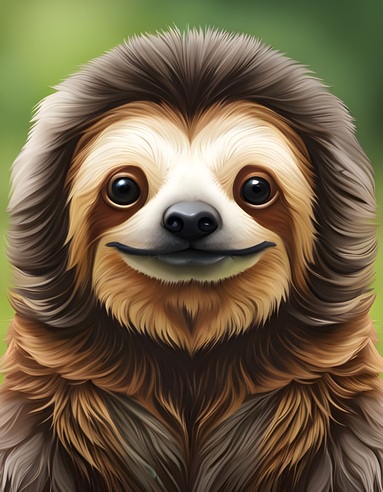 A super cute sloth - AI Generated Artwork - NightCafe Creator