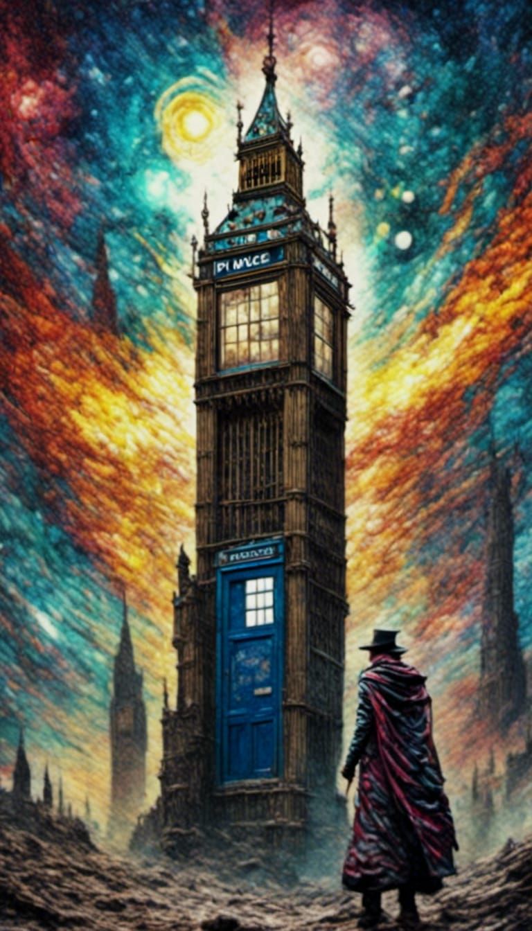 Doctor Who: Big Ben Tardis - AI Generated Artwork - NightCafe Creator